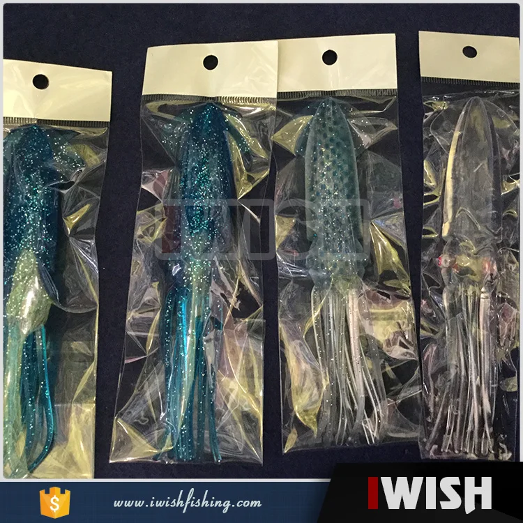 Northern King Lures - Handmade Squid Fishing Trolling 9 Inch with ...