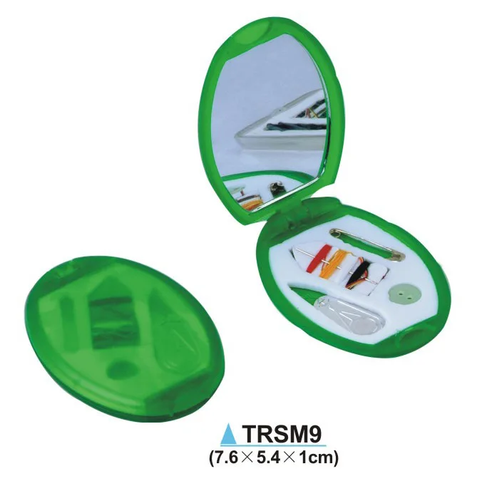 Travelling Sewing Kit Thread Needles Oval Shape Mini Case Sewing Kits ...