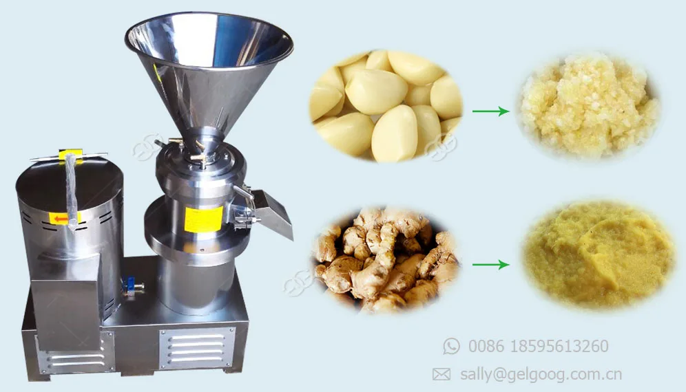 Gelgoog Vegetable Ginger Garlic Sauce Making Small Machine Ginger And ...