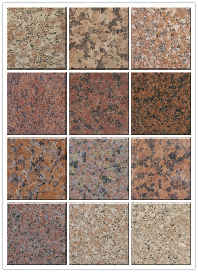 Beautiful Pink Granite Stone Park Pavers & Countertops
