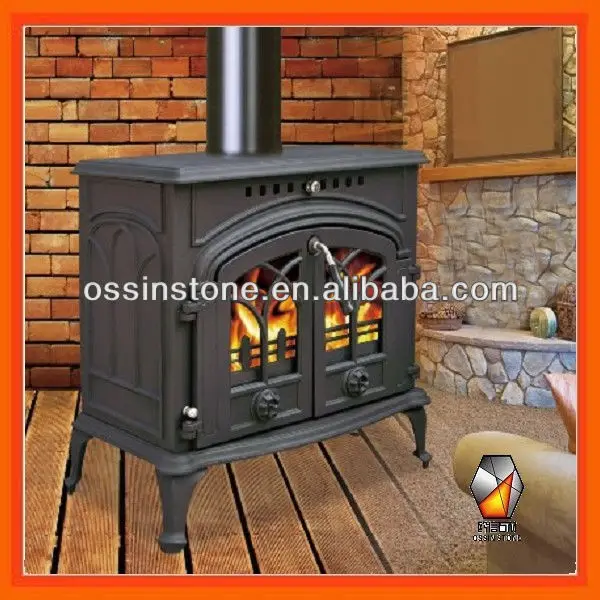 Multi Fuel Wood Stove - Cast Iron with Boiler Efficiency