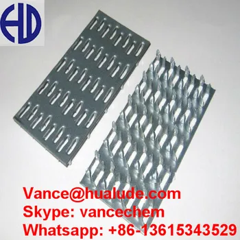 Galvanized Steel Gang Nail Plate For Lumber Construction - Buy Gang ...