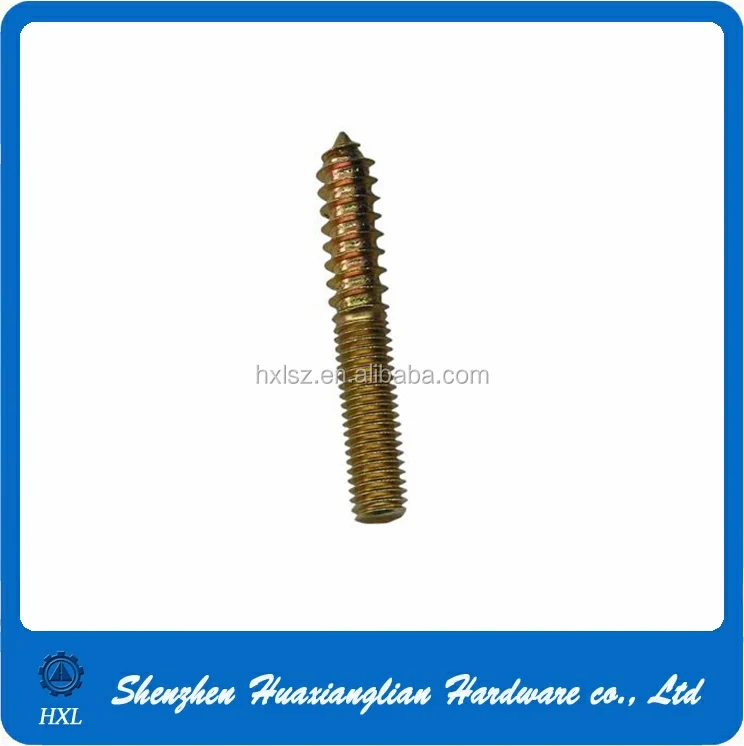 M5 M6 M8 M10 Double Ended Metal Self Tapping Threaded Rods Screw - Buy ...