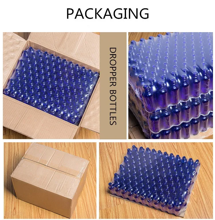 High Quality 15ml 30ml 60ml Rectangle Glass Dropper Bottle Black Square ...