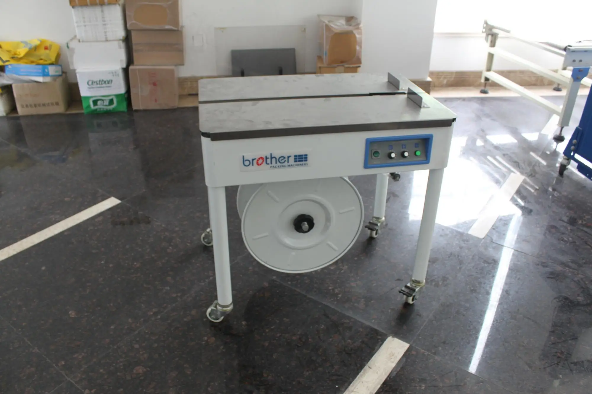 Sm06t Semi Automatic Carton Box Binding Machine Strapping Bundling ...