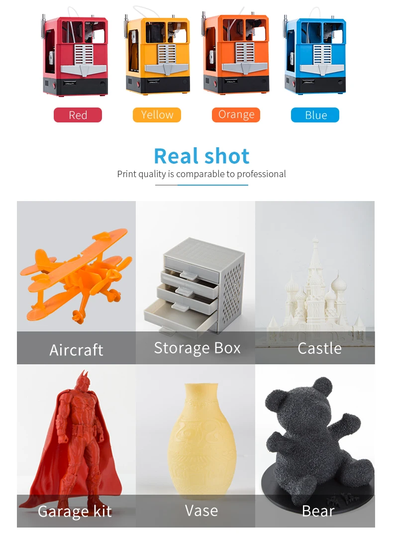 Creality 3D CR-100 - Compact 3D Printer with Automatic Leveling