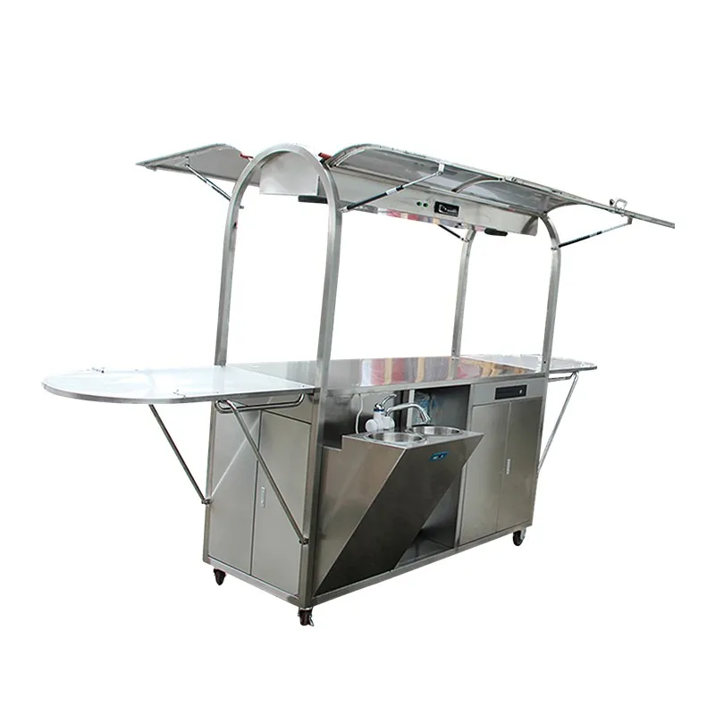 Cct190 Stainless Steel Mobile Coffee Cart - Buy Coffee Cart,Mobile ...