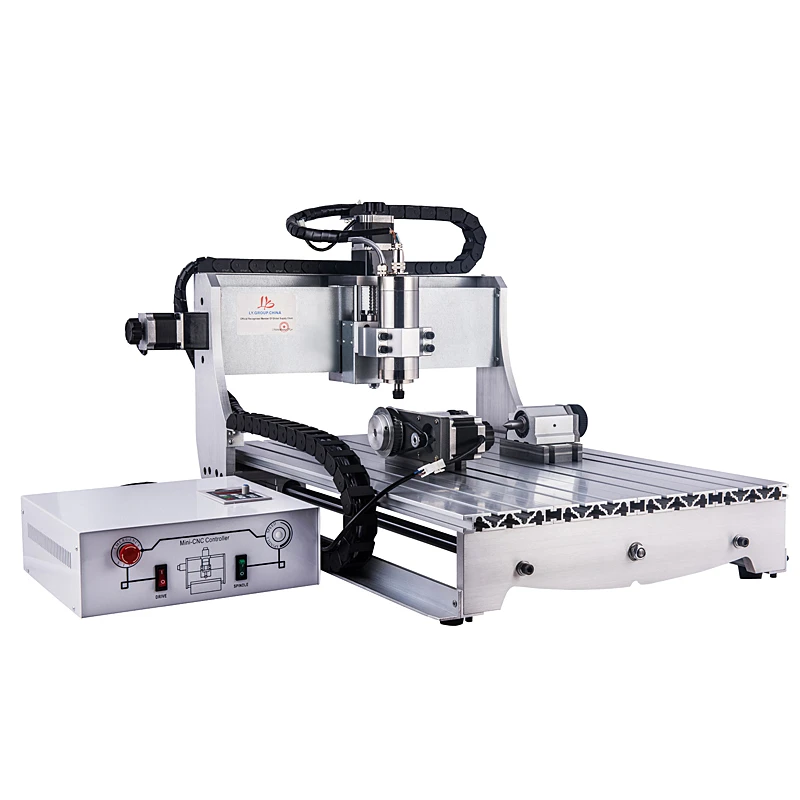Metal fresadora cnc 6040 EIXOS 4 marcação portátil máquina de corte CNC ...