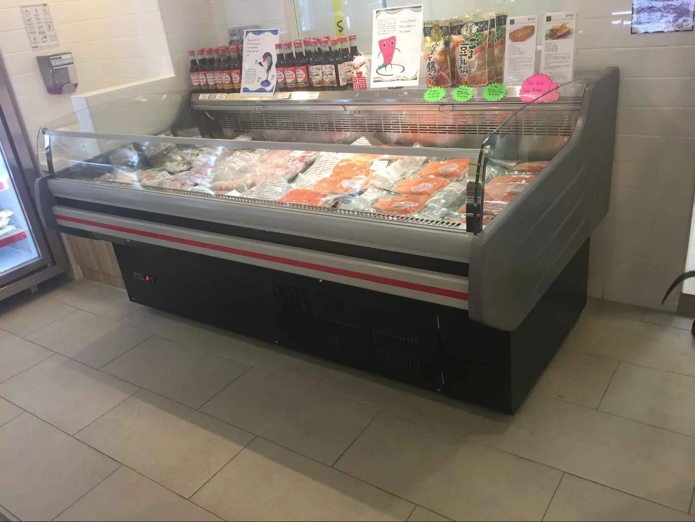 Deli Food Showcase Fried Chicken Display - Buy Reveal Ark Frozen Cooked ...