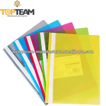 Pp Clear Front Report Cover,A4 Report File With Prong Fasteners - Buy ...