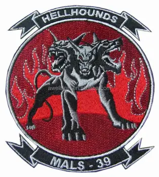 Usmc Marine Corps Hellhounds Mals-39 Patch - Buy Usmc Marine Corps ...