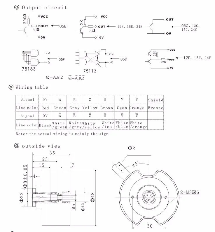 Donghe Tamagawa Encoder 1024 PPR - Precision CNC Sensor