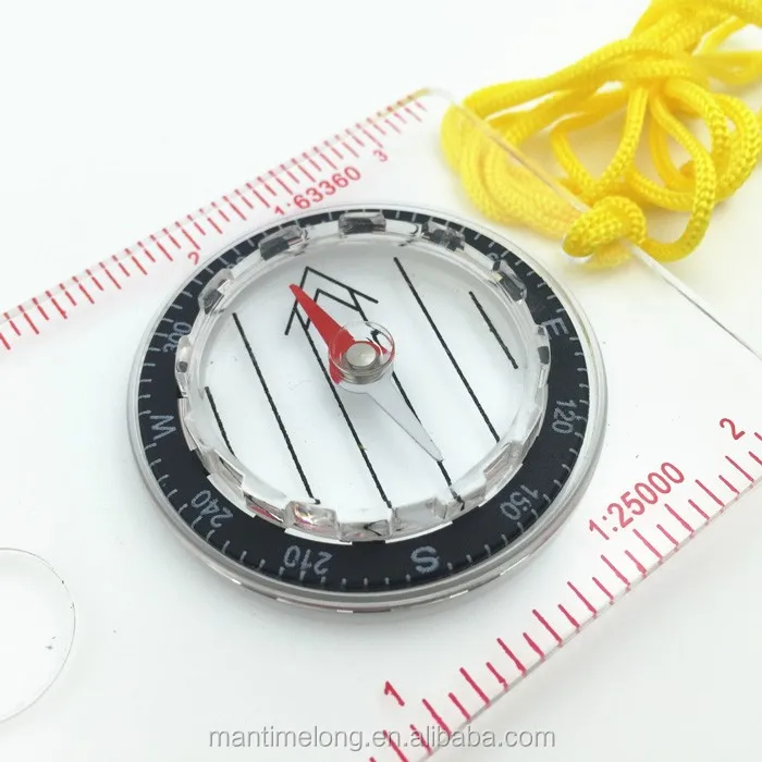 Tape Measure Compass Map Compass Transparent Plate Positioned Ultra Low ...