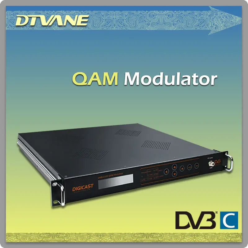 Cable TV QAM modulador sintonizador (QAM/QPSK COFDM opcional) + asi ...