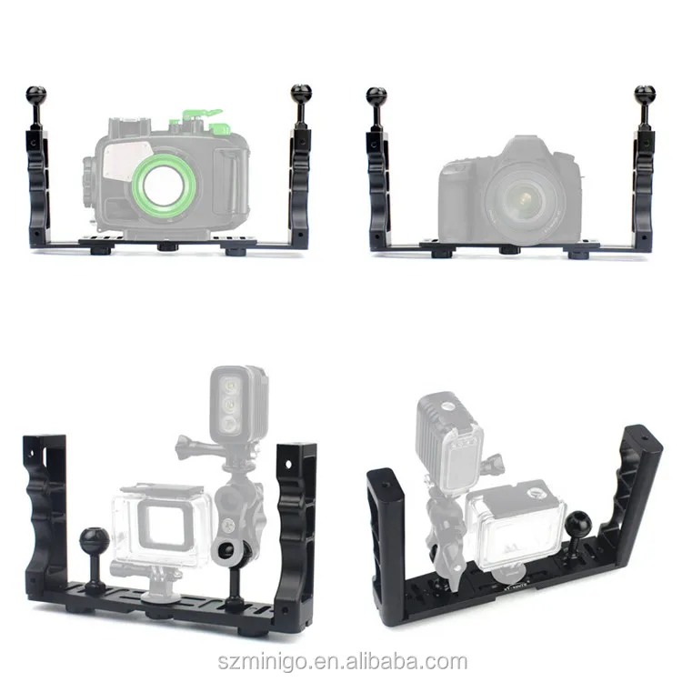 Underwater Camera Photographing Double Handle Diving Tray - Buy Camera ...