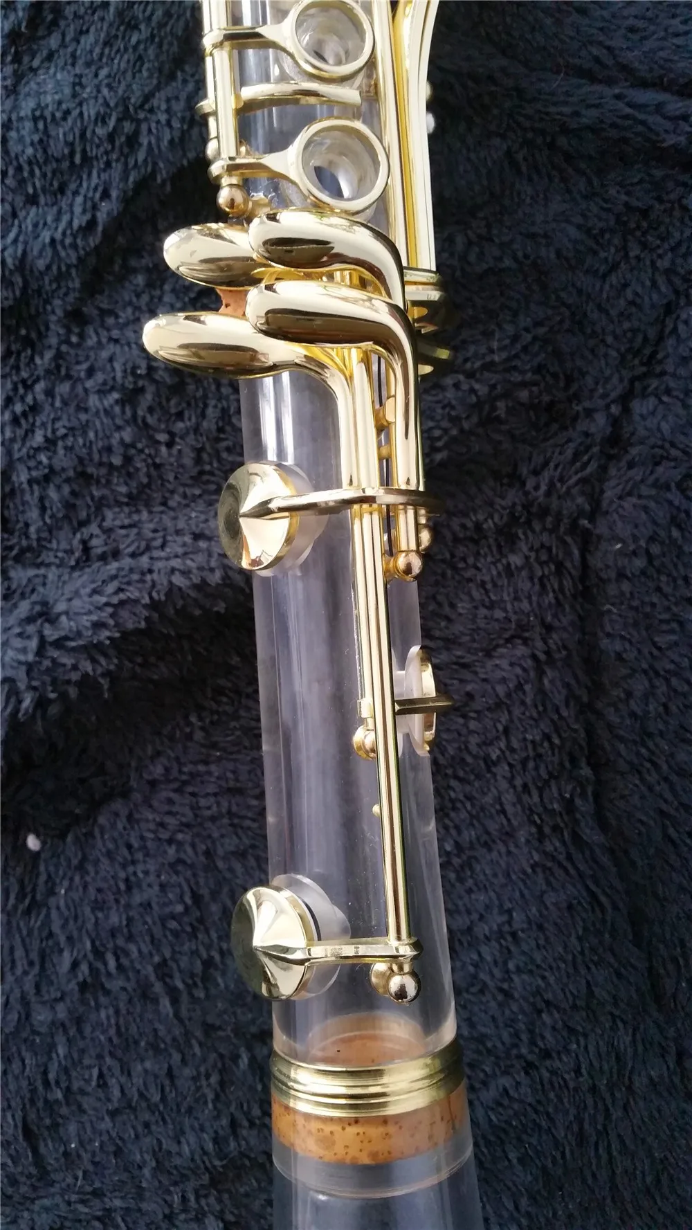 Clarinet Transparent Body Rose Gold Plated Musical Instrument ...