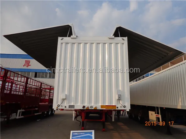 Cimc High Quality Wing Van Trailer,Wing Body Truck Trailer,Open Van ...