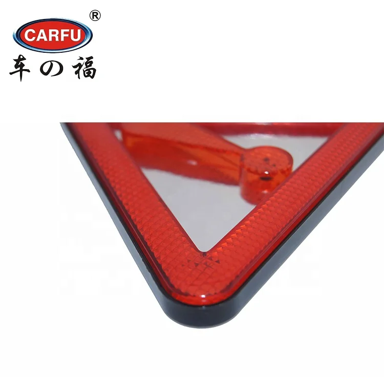 Mini LED Flashing Car Triangle Warning Sign Light - Safety Kit