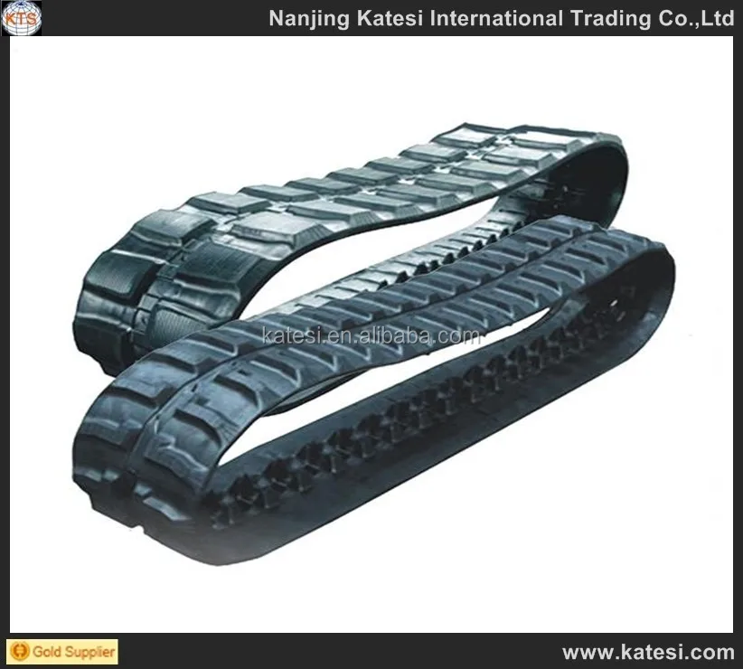 Mini Load Capacity Excavator Rubber Track Chassis Undercarriage Parts ...