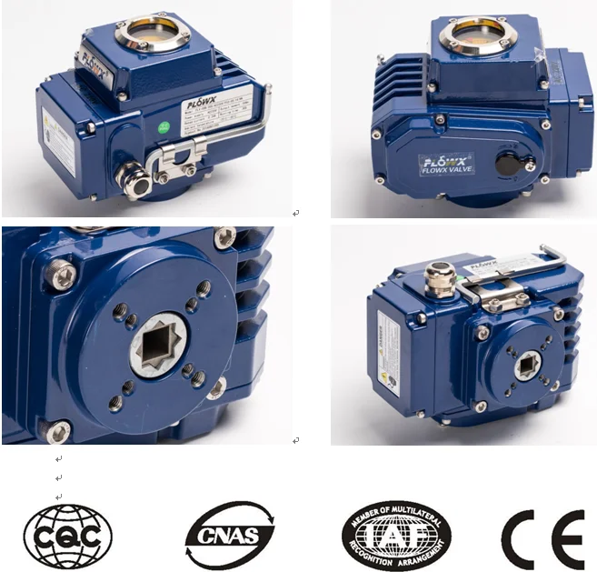 Modulating Type 4-20ma On Off Function 0-90 Degree Rotary Electric ...
