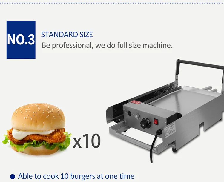 CI-212 Mcdonalds Hamburger Bun Toaster Heater - 2400W Power