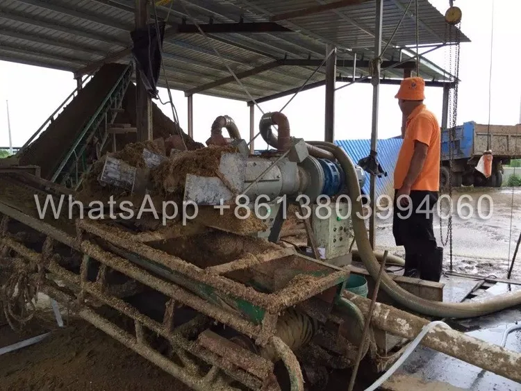 Agricultural Machinery Sludge Cow Manure/dung Dewatering Screw Press ...