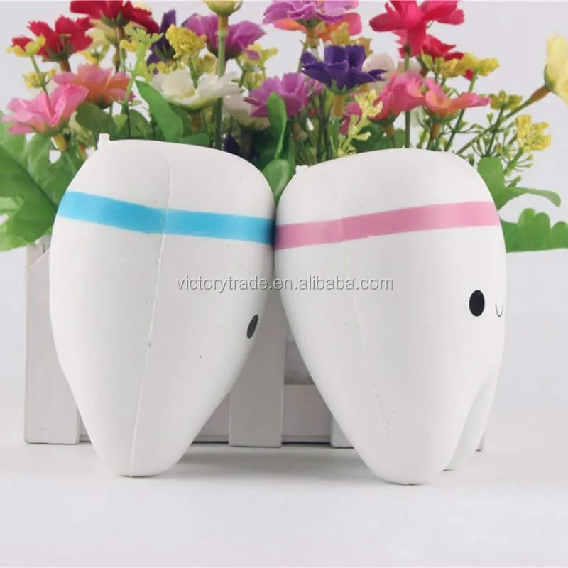 V-tb01 Customize Tooth Shaped Pu Stress Reliever Ball - Buy Tooth ...