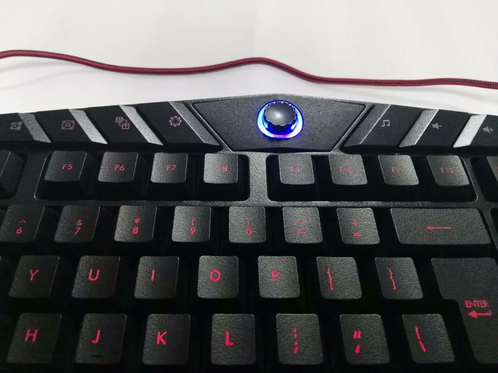Multi Language Layout Three Colors Back Light Computer Gaming Keyboard ...