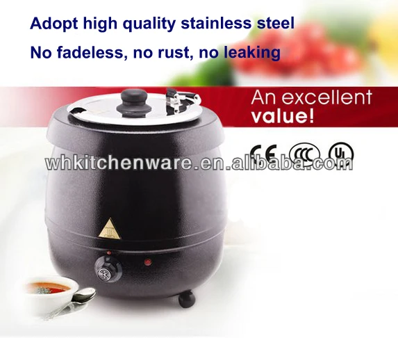 Durable Electric Soup Heating and Warming Pot - Soup Tureen for Hotel