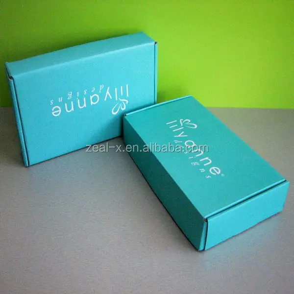 New Design Corrugated Folded Mailer Boxes,Flap Lock Top Boxes With Full ...
