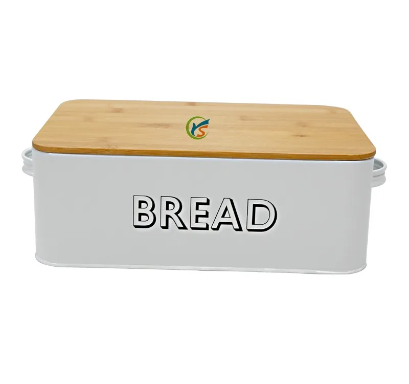 Rectangular Food Grade Metal Storage Bread Box - Buy Bread Box,Storage ...
