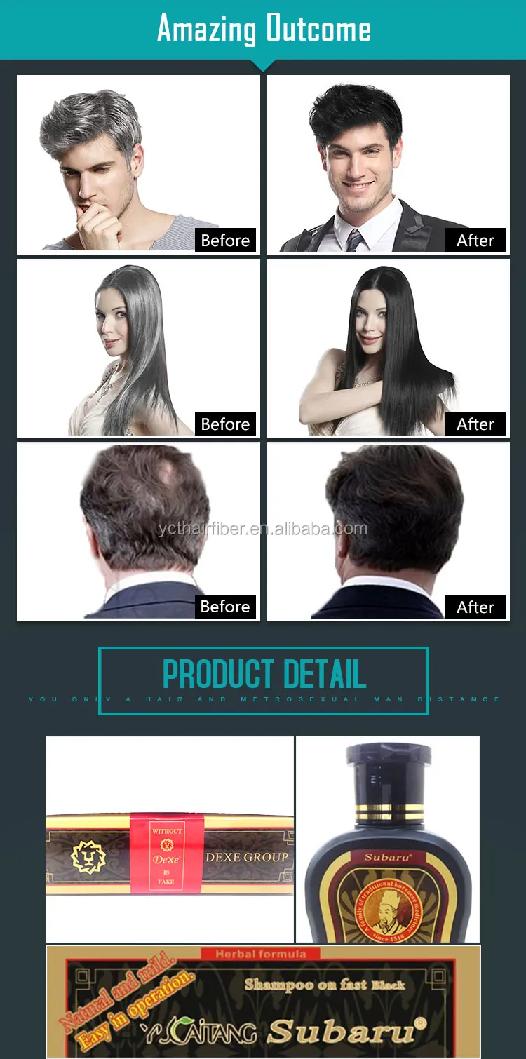 Natural Herbal Subaru Black Hair Shampoo Henna Hair Dye For Hair ...