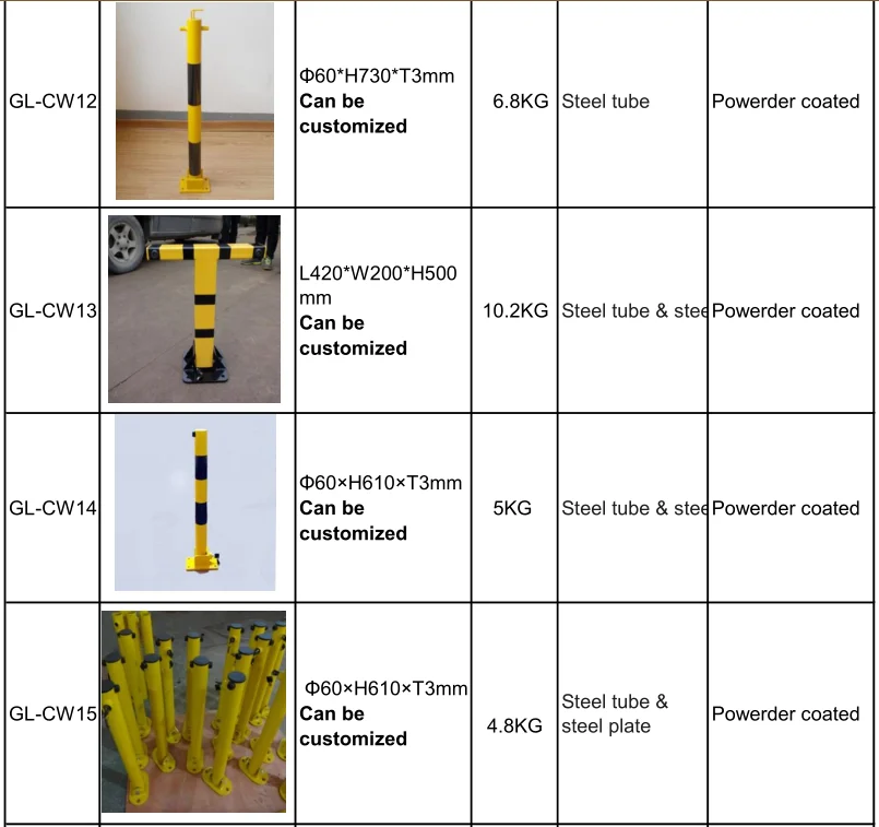 Security Folding Parking Barrier Car Bollard Vehicle Safety Security ...