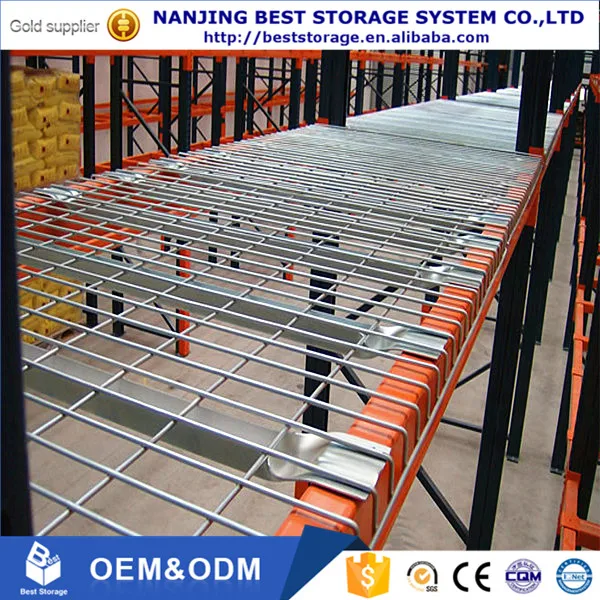 Selective Pallet Rack Galvanized Welded Wire Mesh Decking Panel - Buy ...