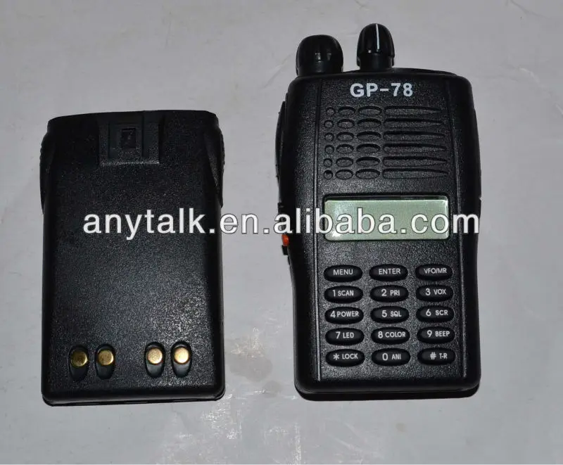GP-78 ELITE VHF UHF Two Way Radios - Popular Scrambler Paraguay