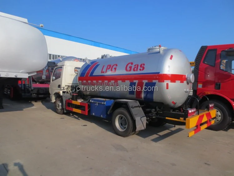 Small Propane Lpg Tanker Truck Dongfeng 5000l Lpg Gas Tank Truck - Buy ...