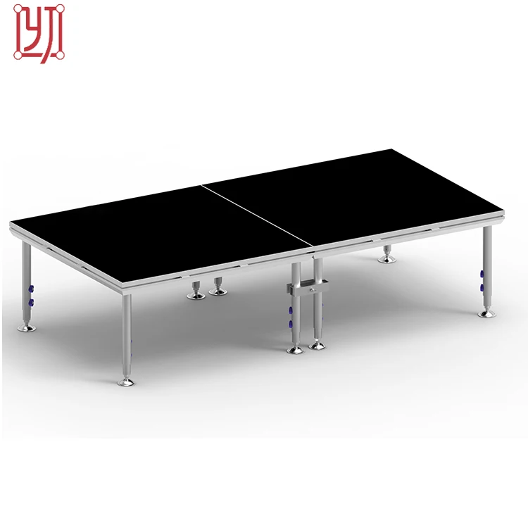 Adjustable Portable Collapsible Event Stage - Buy Used Portable Staging ...