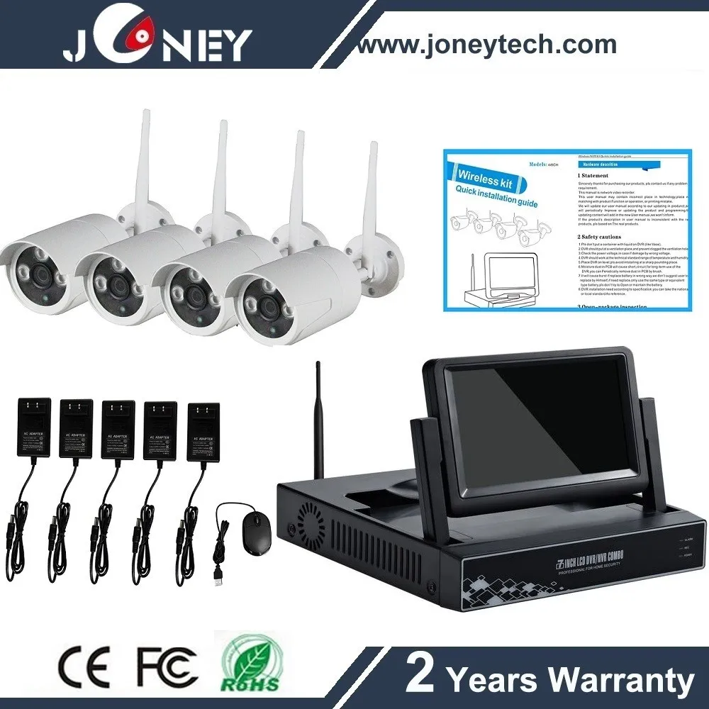 Wireless Ip Camera Wifi Security Cctv System 4ch Wireless Nvr ...