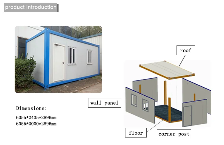 Temporary Quarantine Container Inpatients Ward Prefab Hospital ...