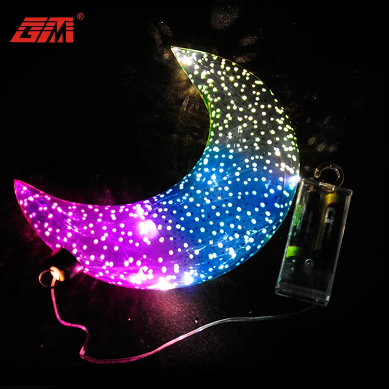 Wholesale Battery Powered Hanging Crescent Moon Shaped Lights For Home ...