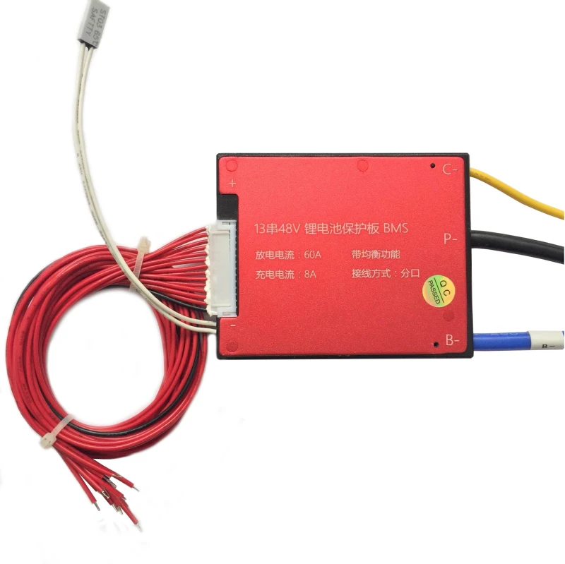 BMS 48V 13S 60A with Temp Sensor - Reliable Battery Management