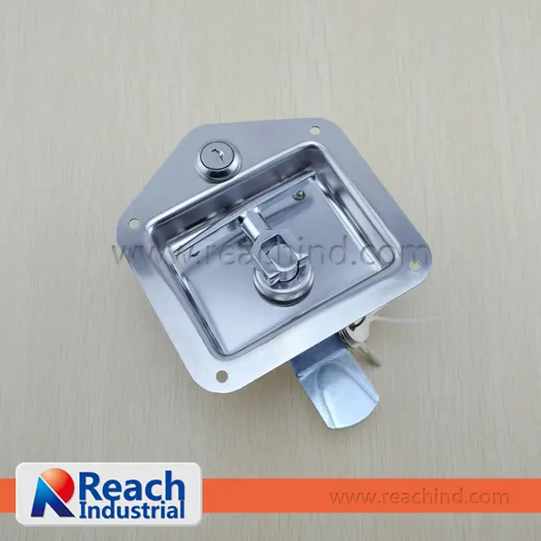 Flush Mount Polished Stainless Steel Key-locking Recessed T Handle Tool ...