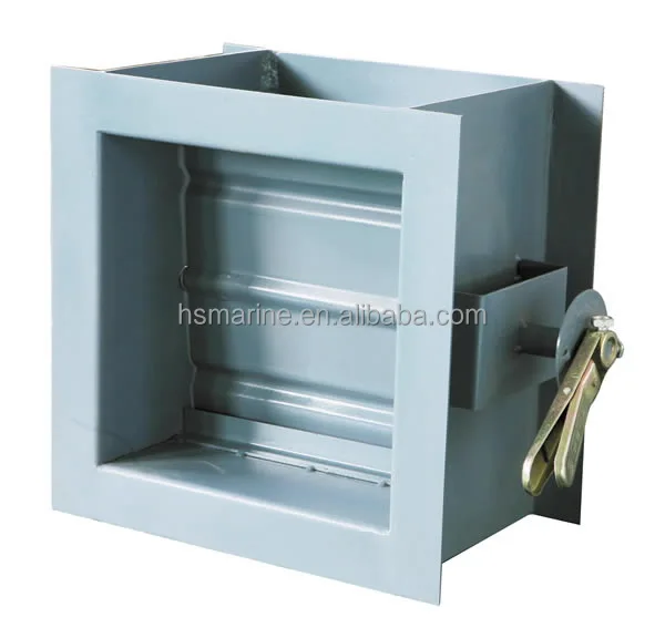 Marine Square Manual Fire Damper - Buy Manual Fire Damper,Marine Manual ...