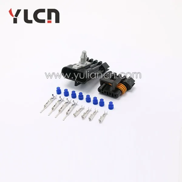 4 Pin Female Male Oxygen Sensor Universal Waterproof Connector For ...