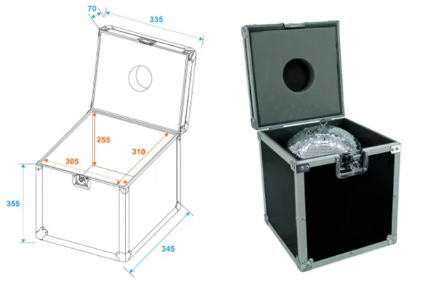 Mirror Ball Flight Case/mirror Ball Cases/dap Spiegelbol Flightcase ...