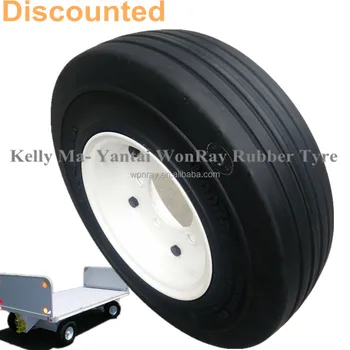 Hot Sale 13 Inch 3.20-8 Small Trailer Solid Rubber Tires And Wheels For Tractors With Cheap ...