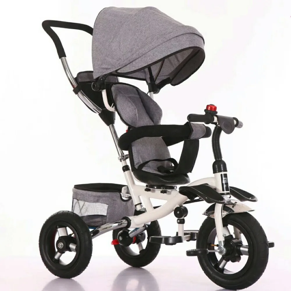 Kids 3 Wheel Stroller Smart Trike Toy Manpower Pedal 4 In 1 Child Baby ...