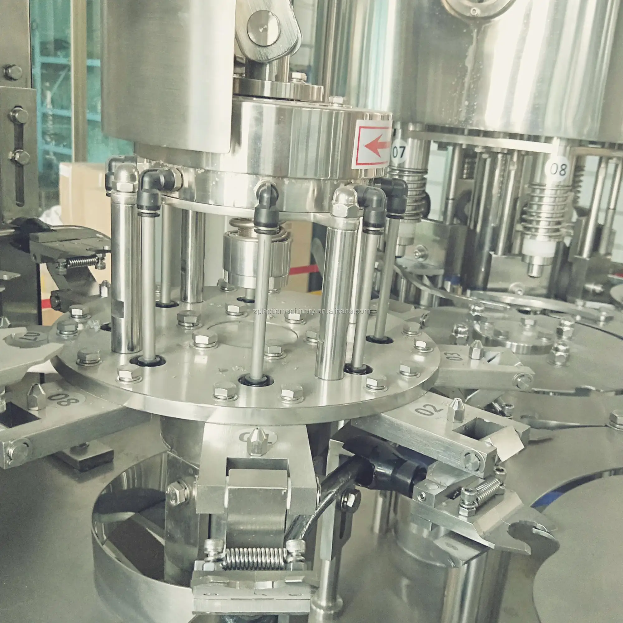 8 Heads Automatic Rinsing Filling Capping Machine Water Filling Machine - Buy Liquid Filling ...