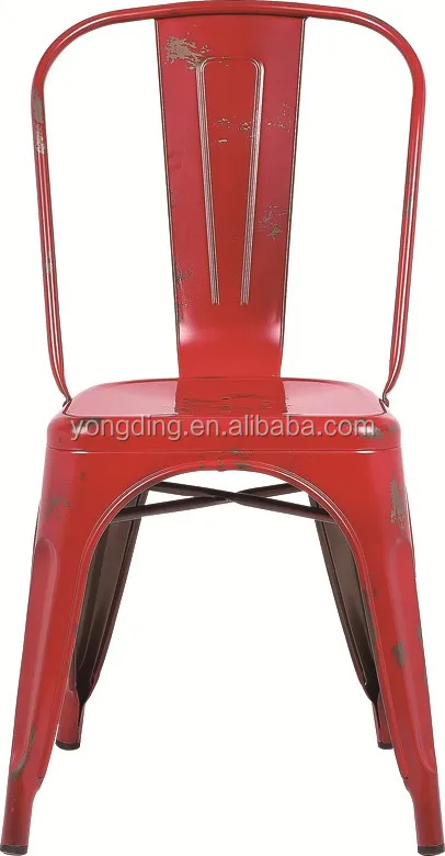 Hot Sale Modern Galvanized Clear High Back Metal Fashion Dinning Chair ...