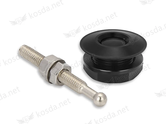 Black Push Button Clip Quick Release Auto Front Bumper Fasteners - Buy ...